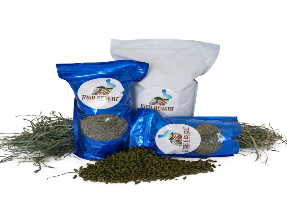 All-Natural Timothy Grass Hay & Pellets – High Desert Small Animal Feed